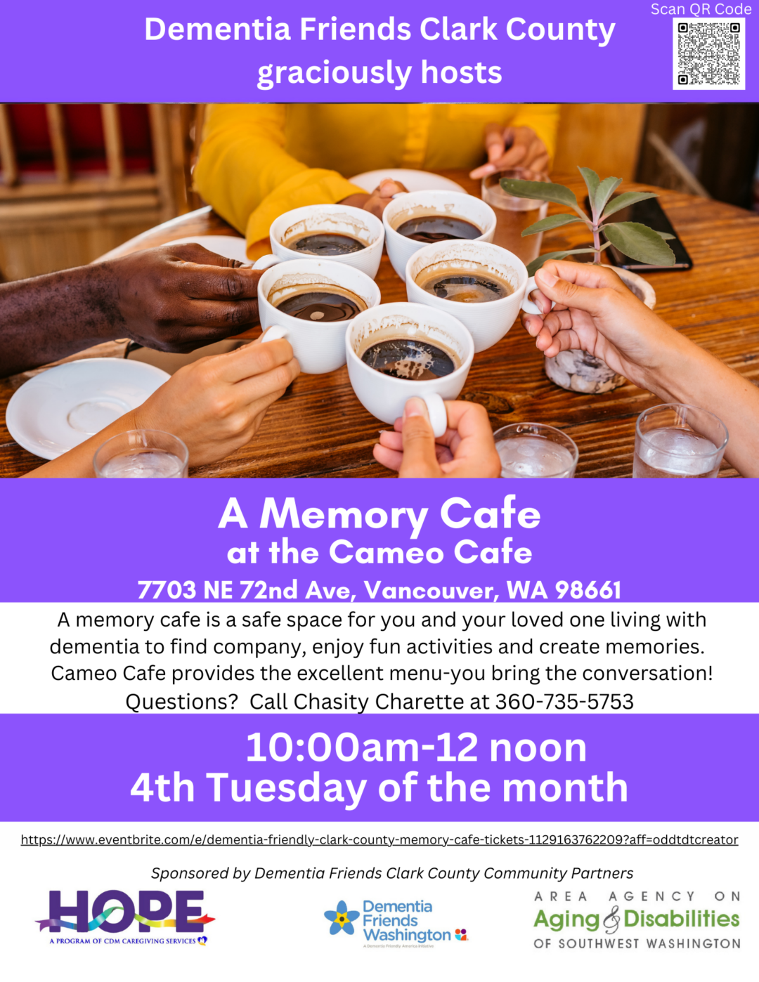 A Memory Café | HOPE Dementia Support
